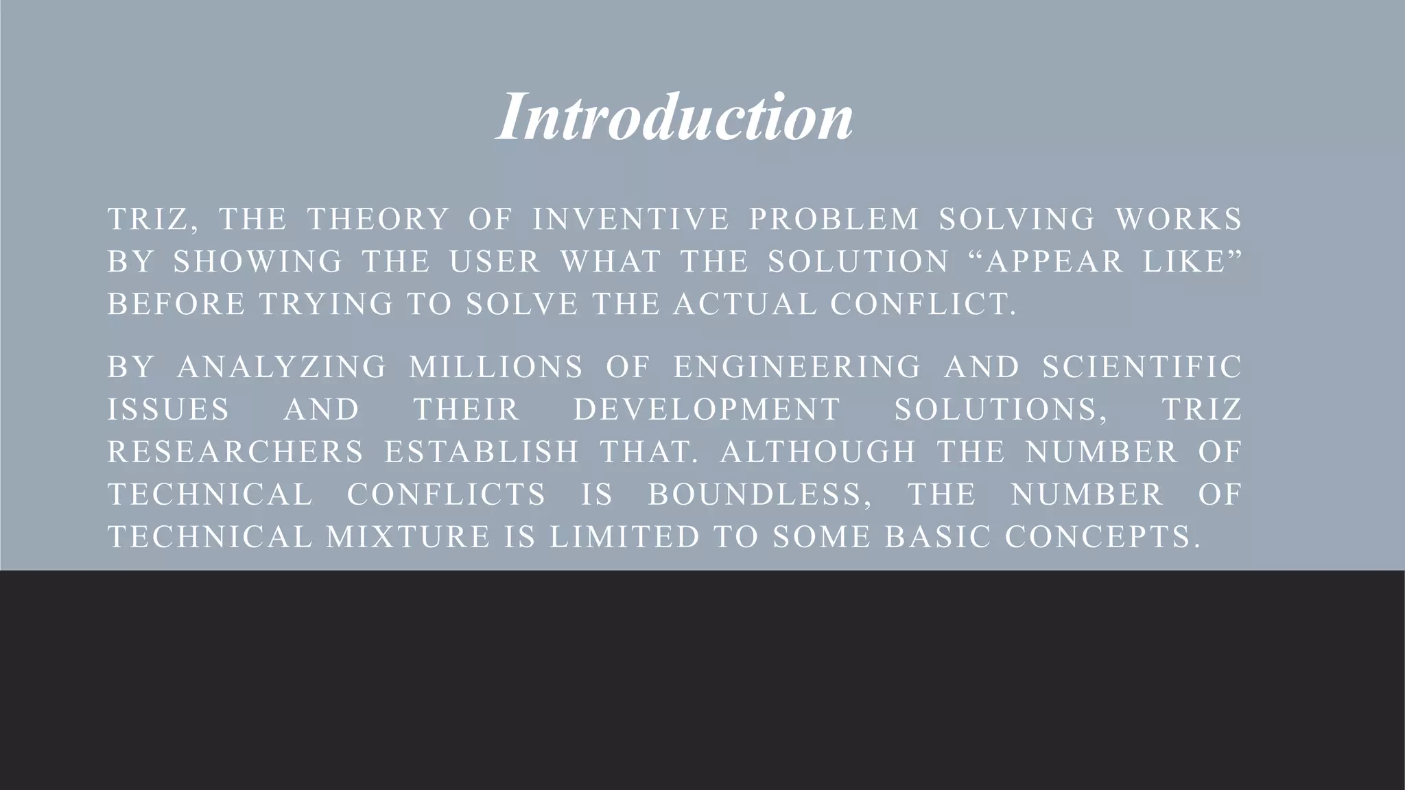 Triz problem solving method.1.1 | PPT