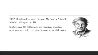 Triz problem solving method.1.1 | PPT