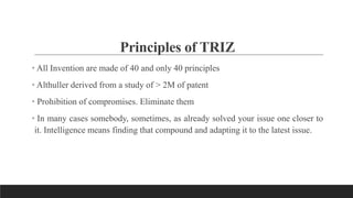 Triz problem solving method.1.1 | PPT