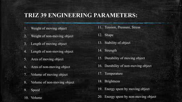 TRIZ- Theory of Inventive Problem Solving | PPTX