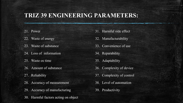 TRIZ- Theory of Inventive Problem Solving | PPTX