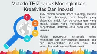 Pengenalan metode triz untuk kalangan pelajar | PPT