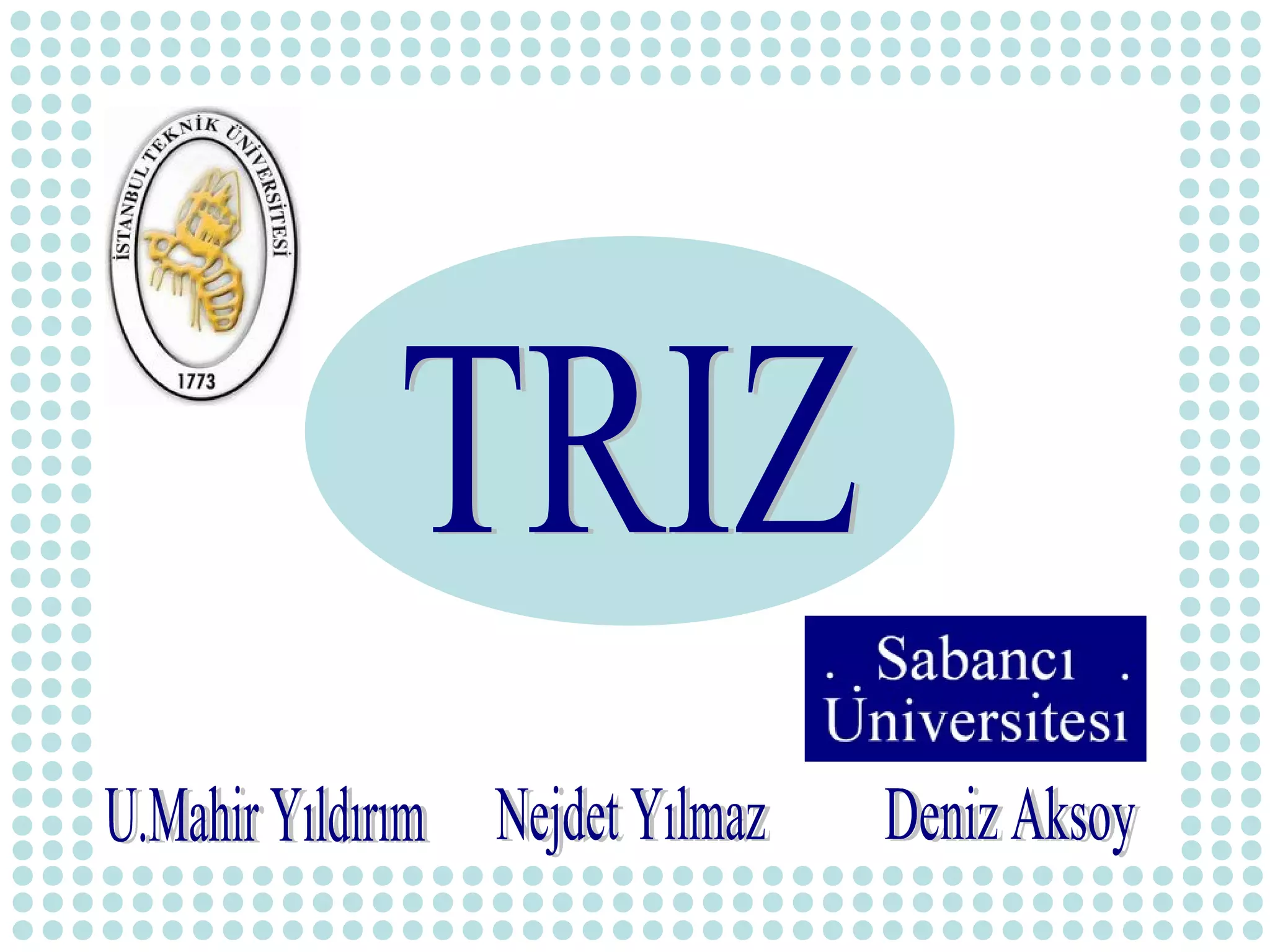 Triz sunum | PPT