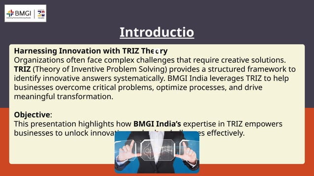 TRIZ Theory Unlocking Innovative Problem-Solving with BMGI India’s ...