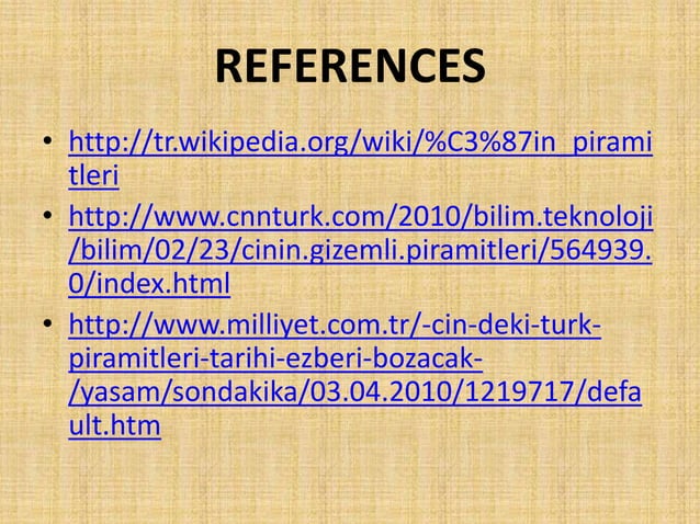 Türkish pyramids will change to the history | PPTX | Death, Injury, or ...