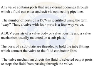3 valve shafts pneumatics and hydraulics | PPTX
