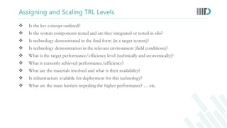 Understanding Technology Readiness Levels (TRL) | PPTX