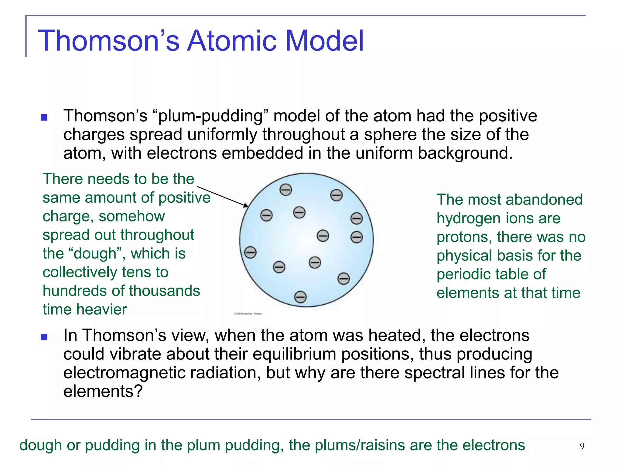 CHAPTER 4: Structure of the Atom - Portland State University | PPT