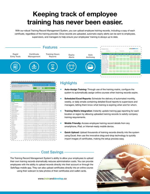 TRAINING RECORD MANAGEMENT SYSTEM | PDF