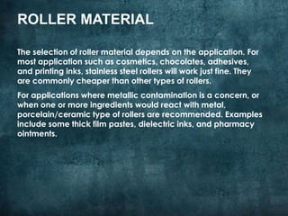 Three Roll Mill 101 - An introduction to a high shear blending and ...