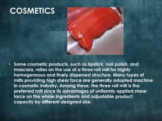 Three Roll Mill 101 - An introduction to a high shear blending and ...