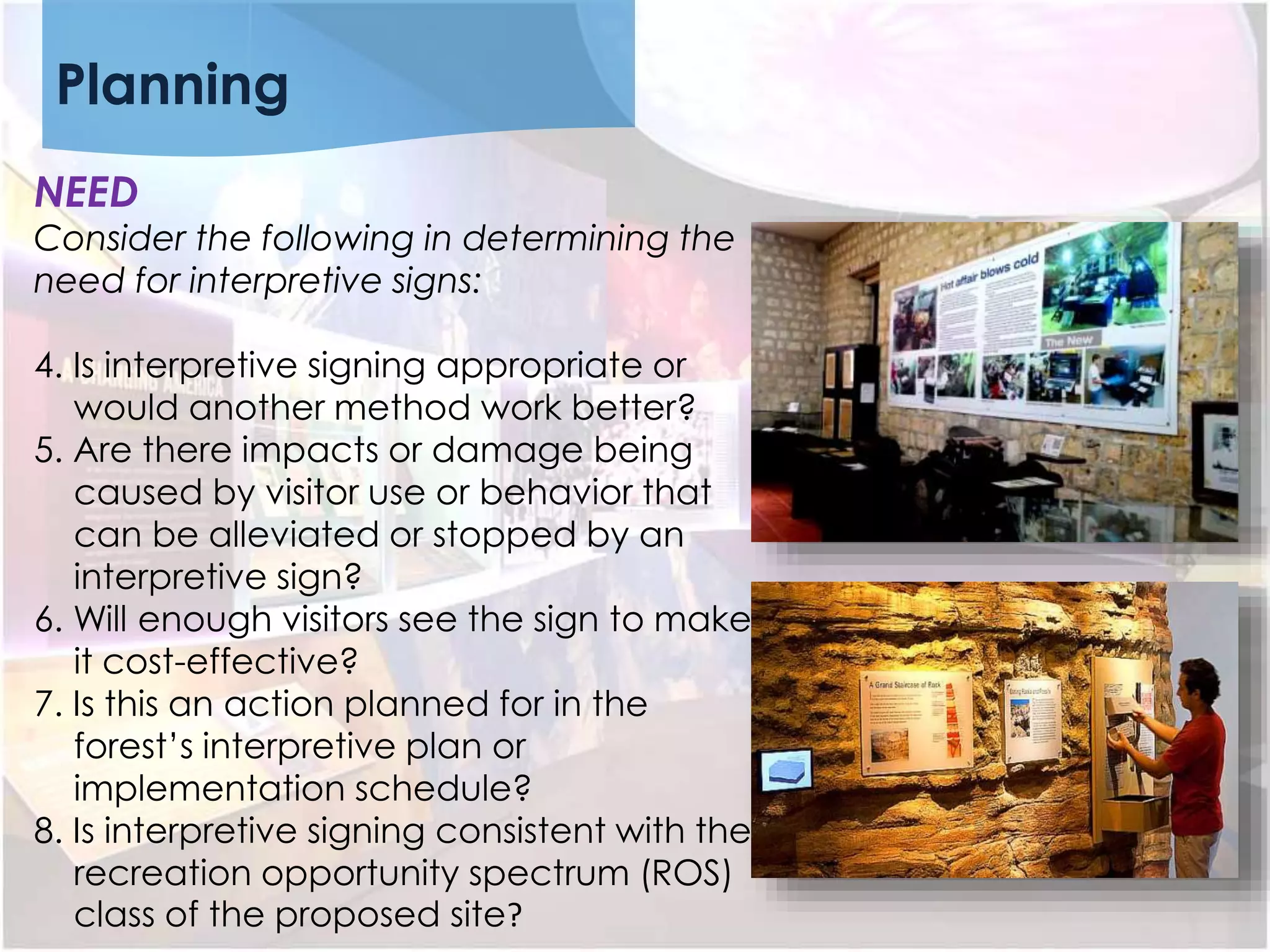 Museum Interpretive Signage | PPTX