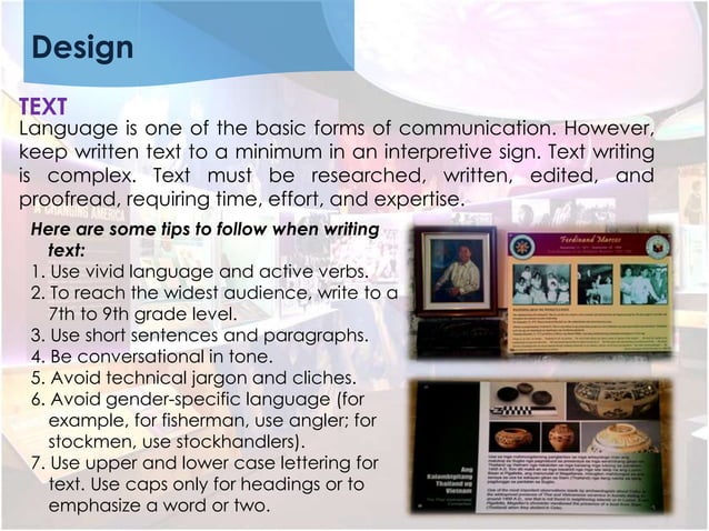 Museum Interpretive Signage | PPTX