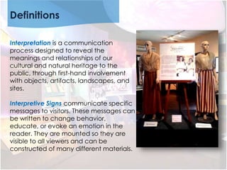 Museum Interpretive Signage | PPTX