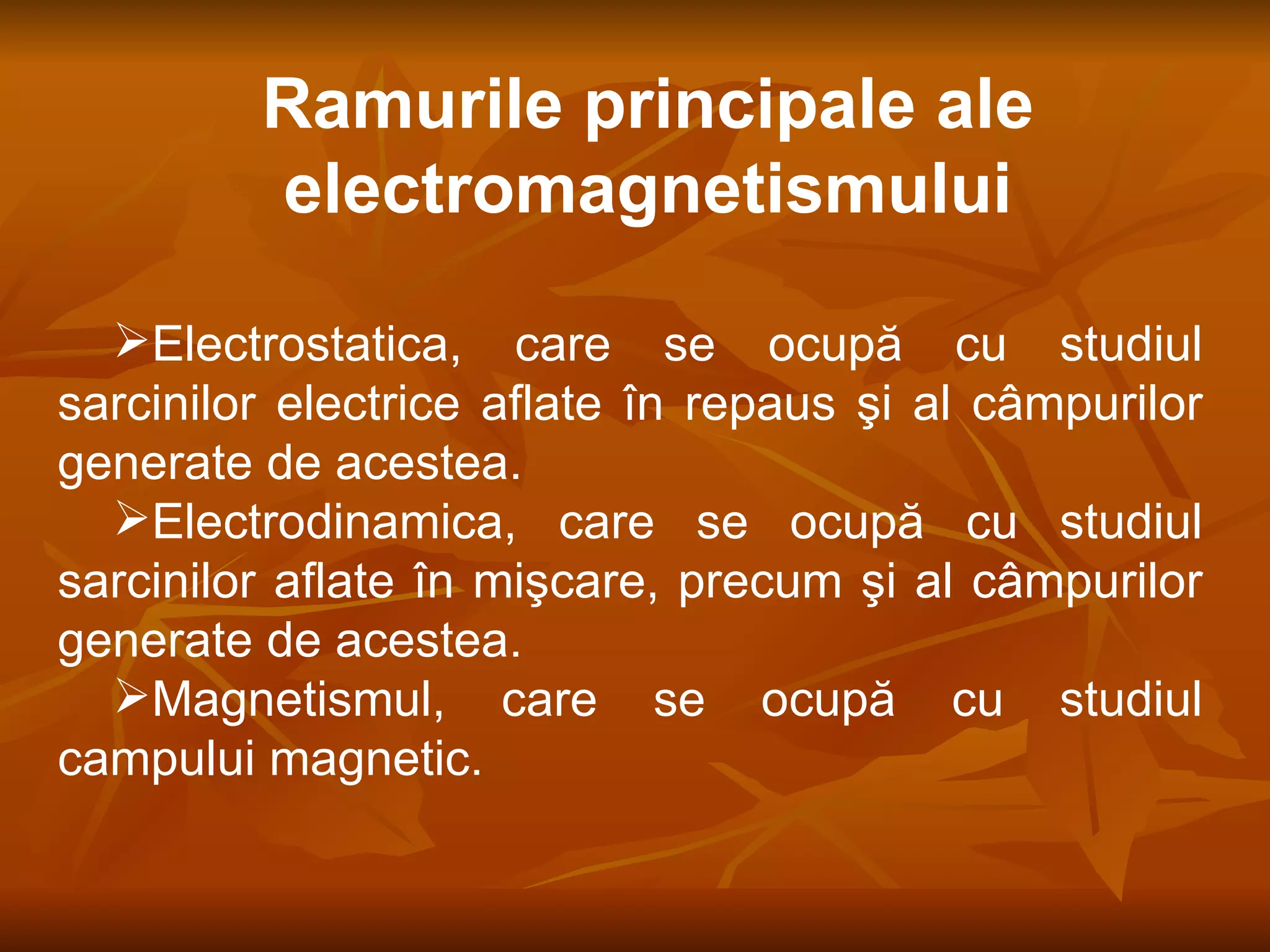 TăRîţă Marius Ilie Magnetismul șI Electromagnetismul | PPT