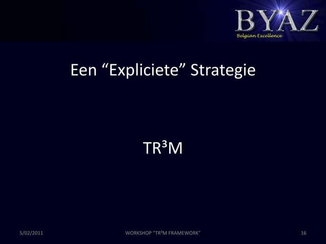 Total Respect Management framework | PPT