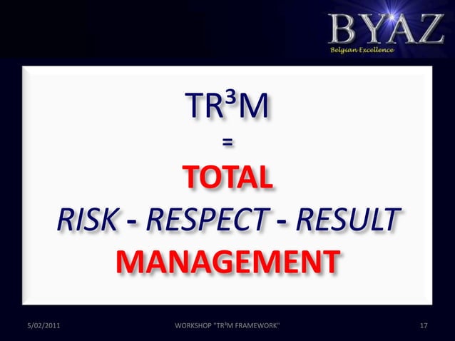 Total Respect Management framework | PPT