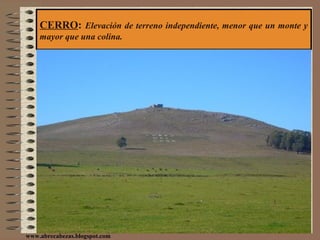 Términos de geomorfología | PPT