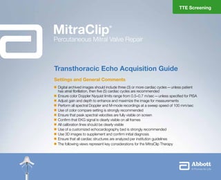 TTE Acquisition Guide | PPT