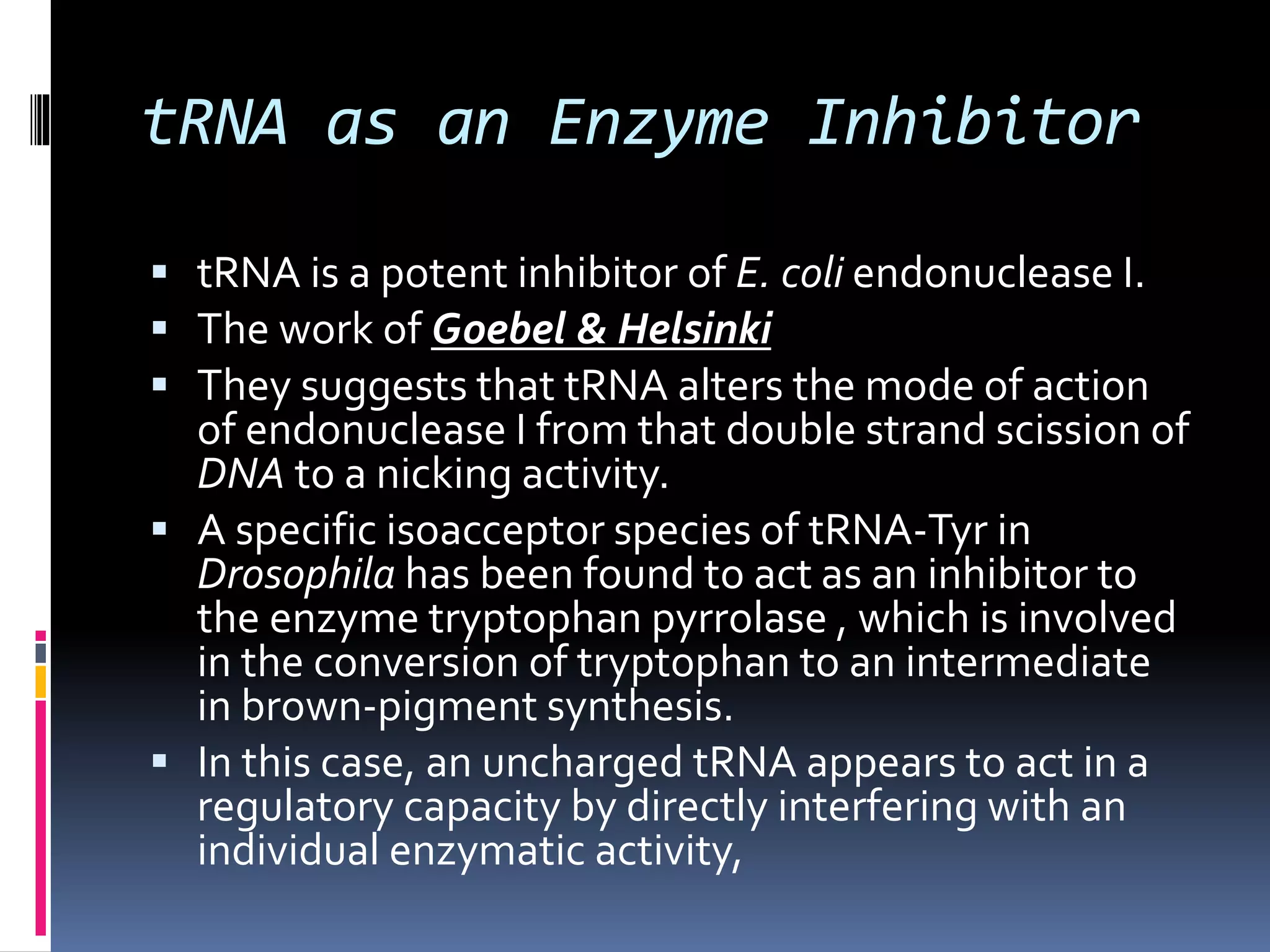 tRNA structure and function | PPTX