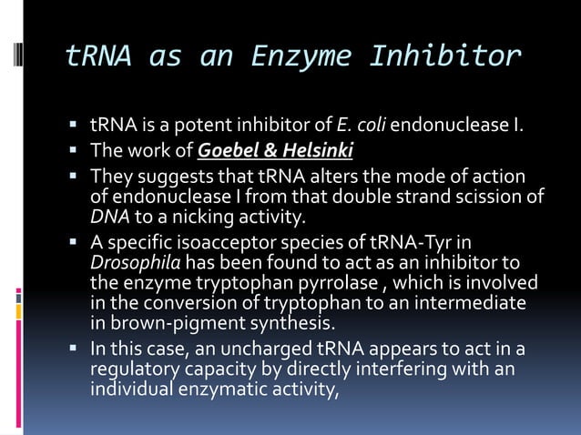 tRNA structure and function | PPTX