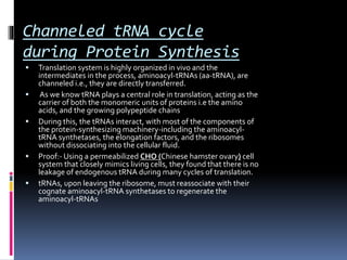 tRNA structure and function | PPTX