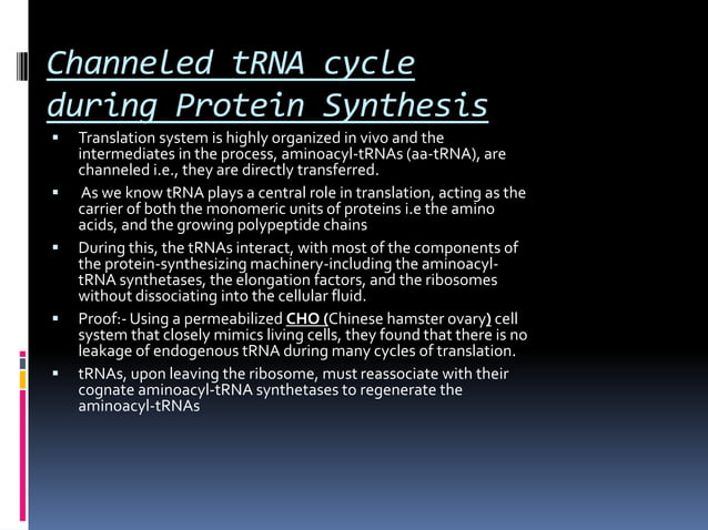tRNA structure and function | PPTX