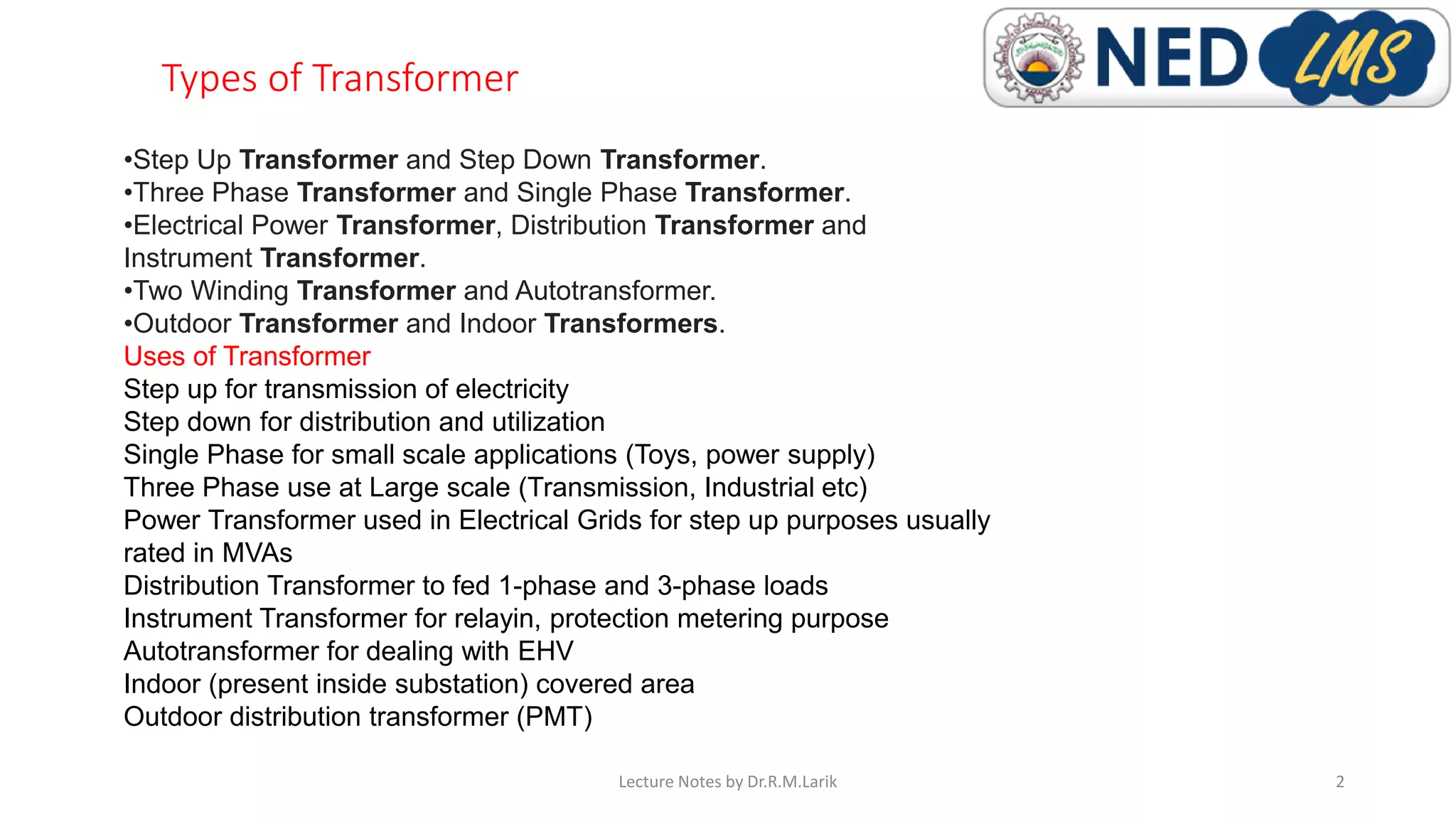 Trnasformer working | PDF