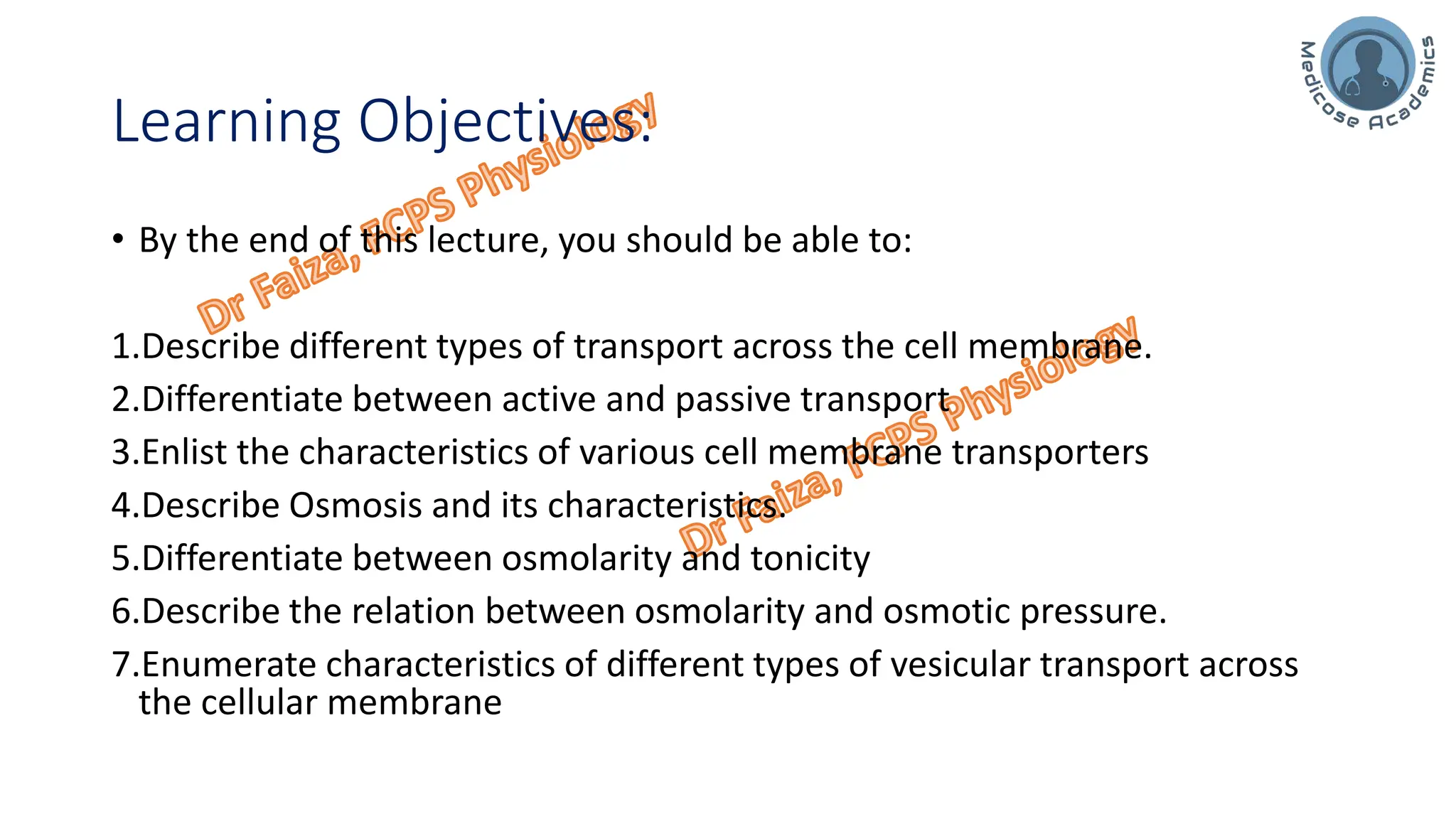 Transport across cell membrane (passive, active, vesicular) | PDF ...