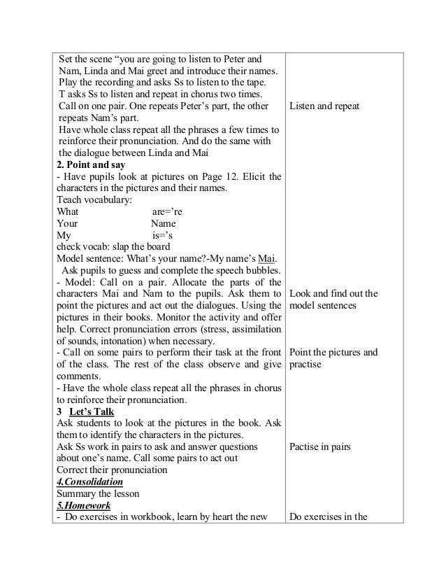 Lesson Plan - Grade 3