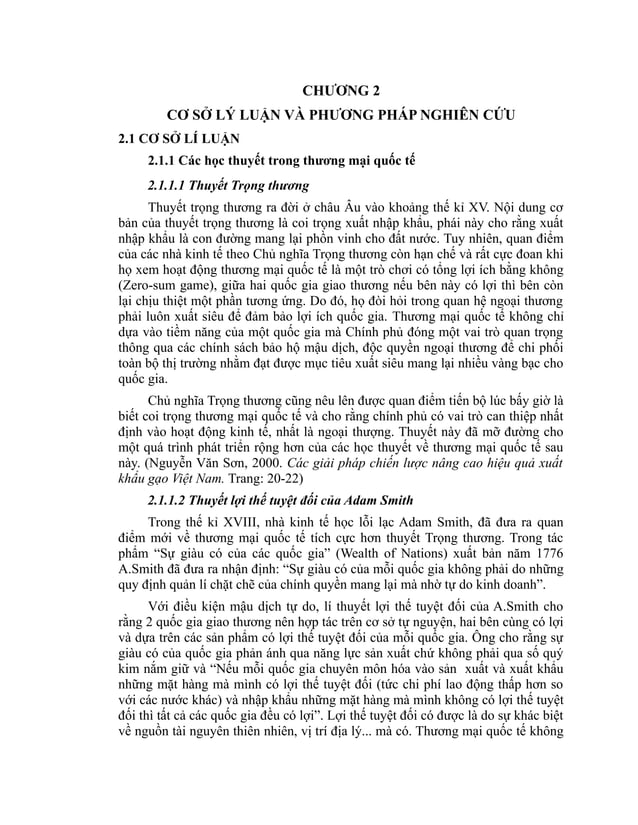 THỰC TRẠNG VÀ GIẢI PHÁP NÂNG CAO HOẠT ĐỘNG XUẤT KHẨU GẠO CỦA VIỆT NAM | DOC