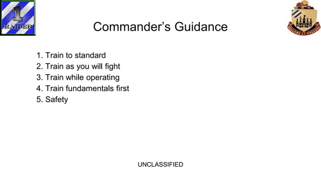 Army Training Management | PPTX