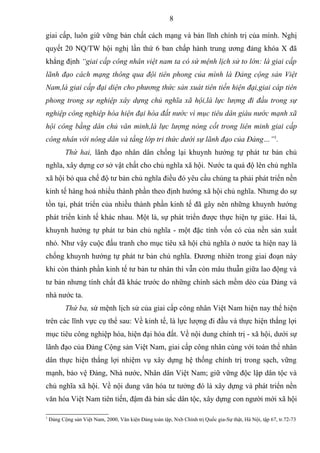 Trình bày những điều kiện khách quan và nhân tố chủ quan quy định sứ mệnh lịch sử của giai cấp ...