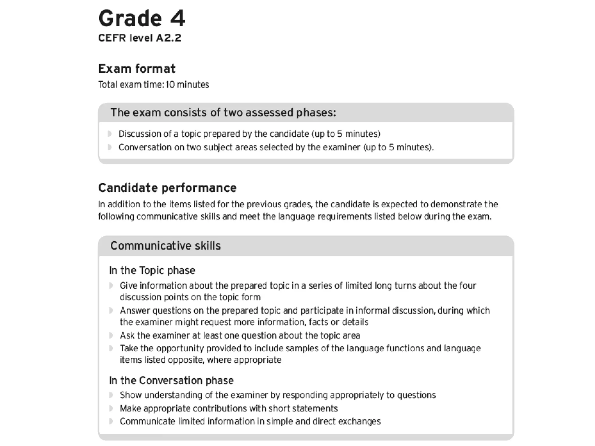 TRINITY GRADE 4 | PPT