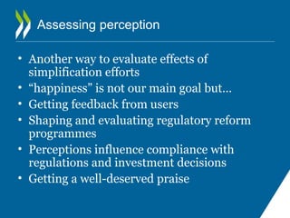 Evaluating Impacts of Regulatory Reforms | PPT
