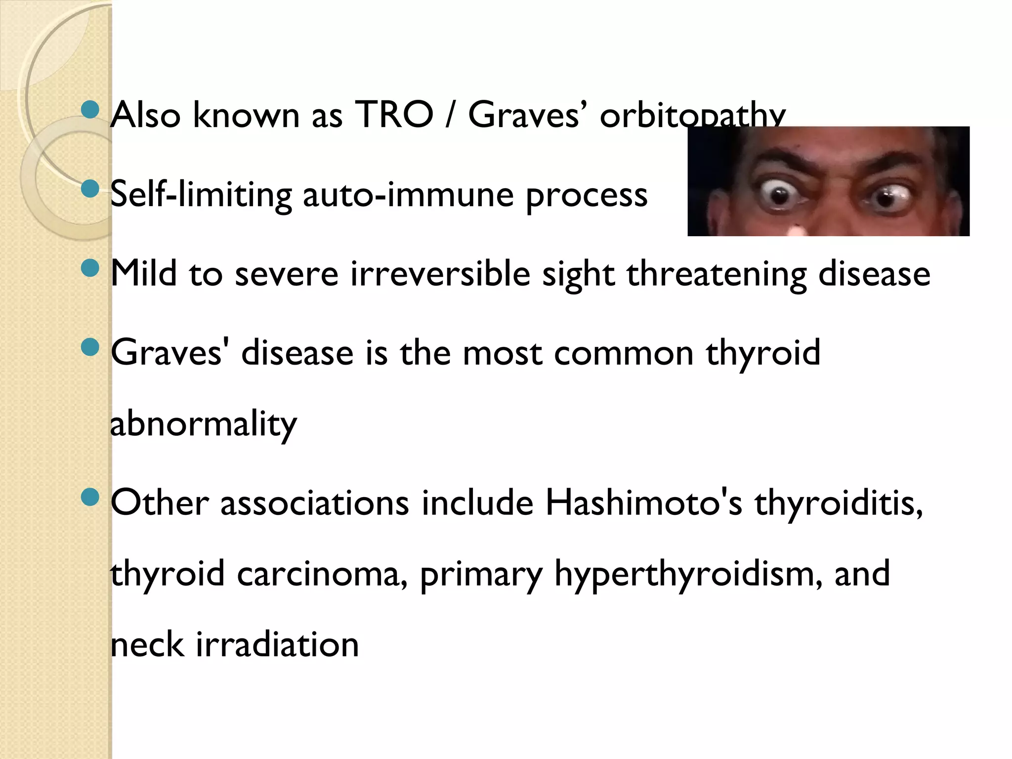 THYROID EYE DISEASE | PPT