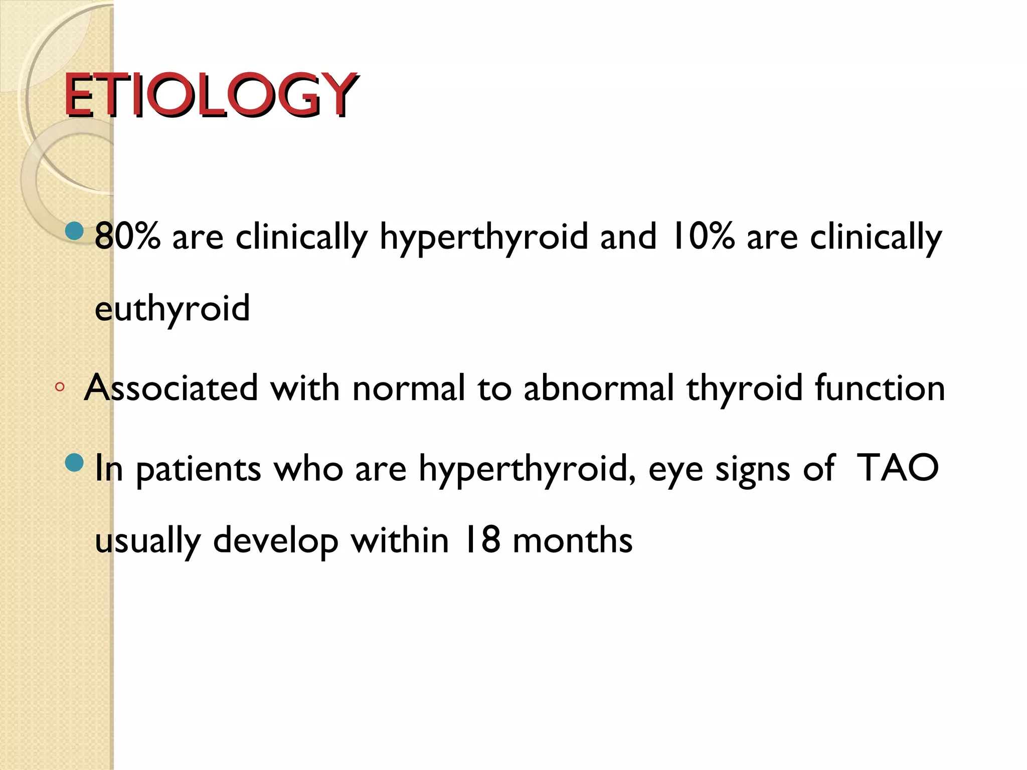 THYROID EYE DISEASE | PPT
