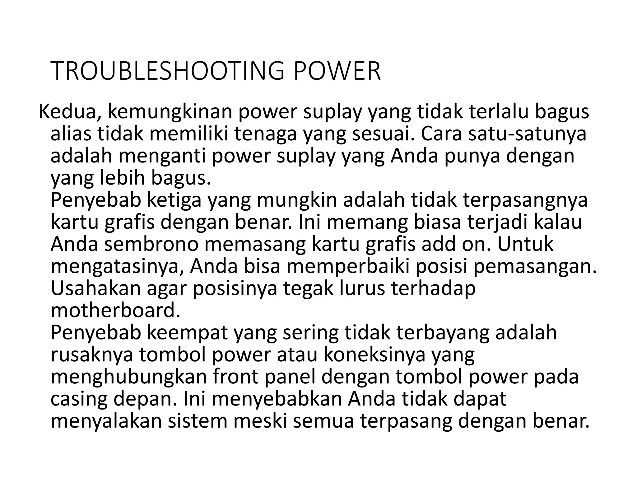 Trobleshoting komputer laptop ..(P3).ppt