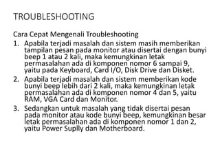 Trobleshoting komputer laptop ..(P3).ppt