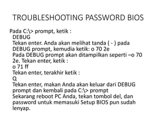 Trobleshoting komputer laptop ..(P3).ppt