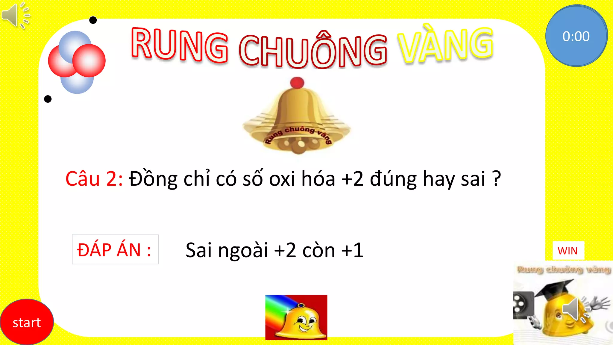 Tro choi rung vang trong hoa hoc | PPTX