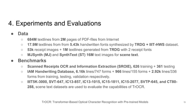 Trocr Transformer Based Optical Character Recognition With Pre Trained Modelspptx 7026