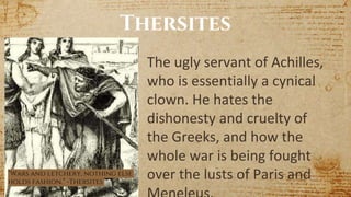 Troilus and Cressida Presentation.pptx | Death, Injury, or Military ...