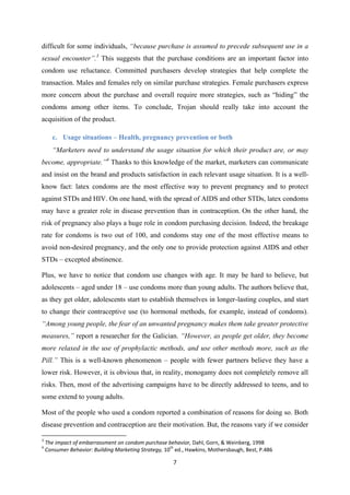 Trojan Brand Condoms (Consumer Behavior) | PDF
