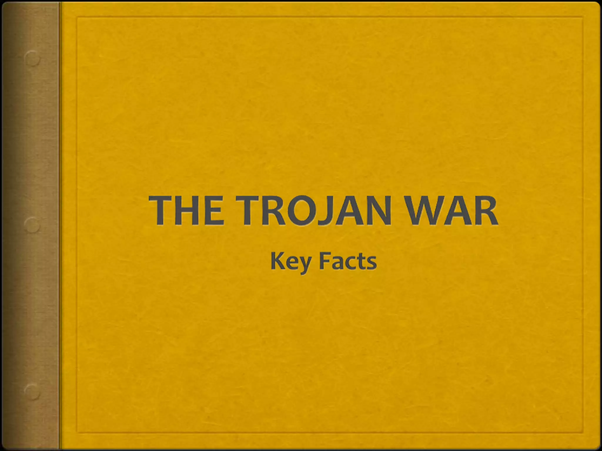 Trojan War - English I Notes | PPTX