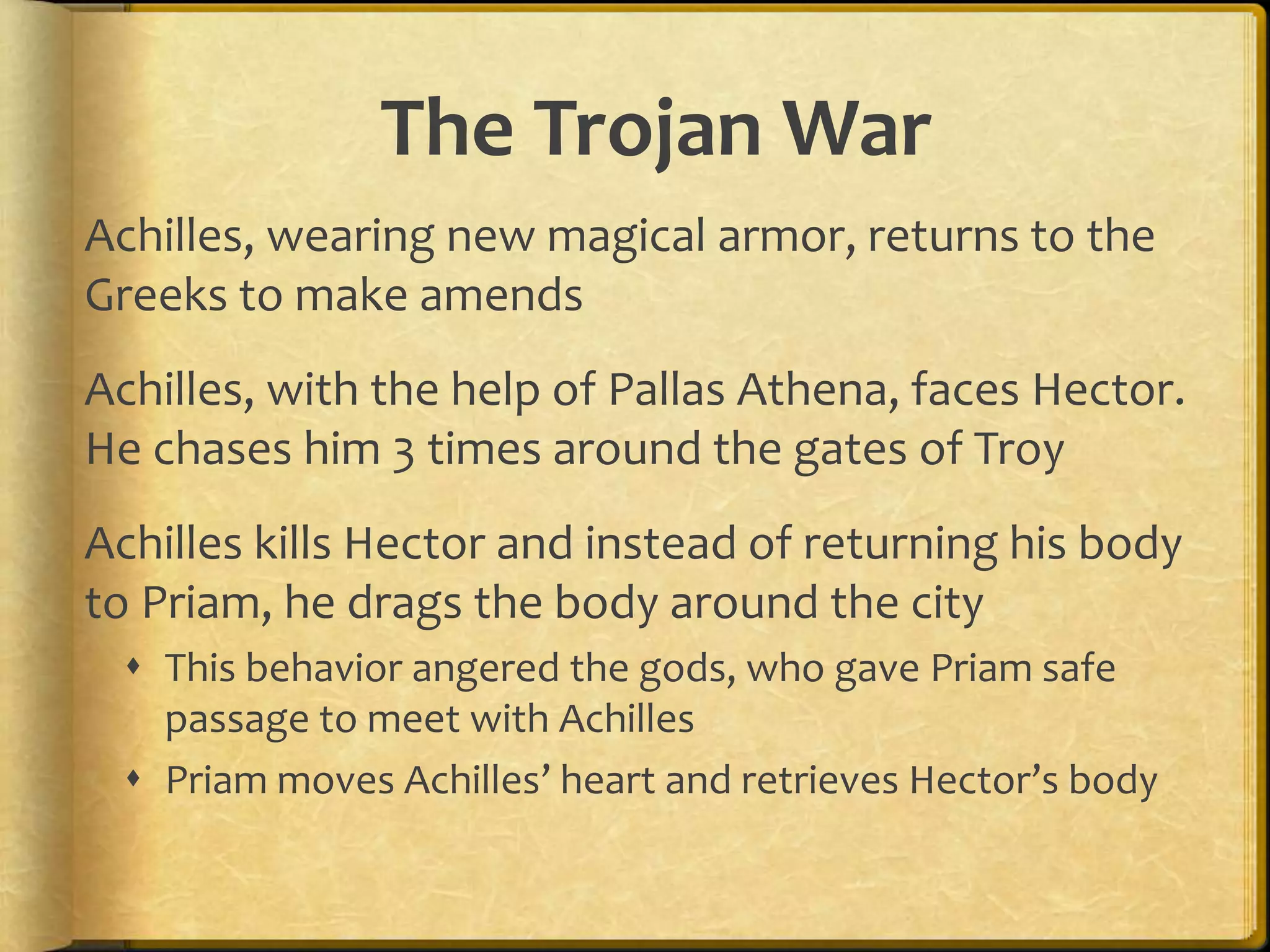 Trojan War - English I Notes | PPTX
