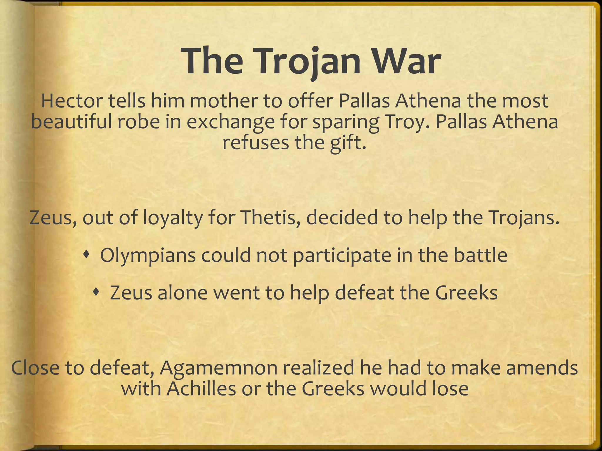 Trojan War - English I Notes