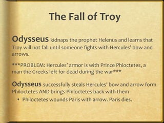 Trojan War - English I Notes | PPT