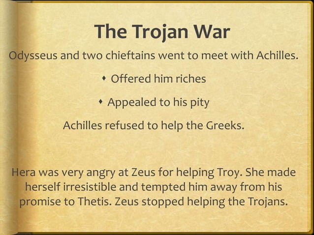 Trojan War - English I Notes