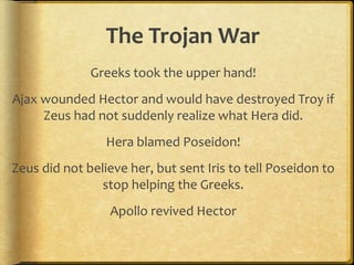 Trojan War - English I Notes | PPT
